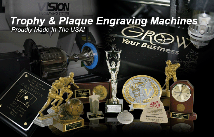 Trophy Engraver | Awards Engraving | Vision Engraving and Routing Systems